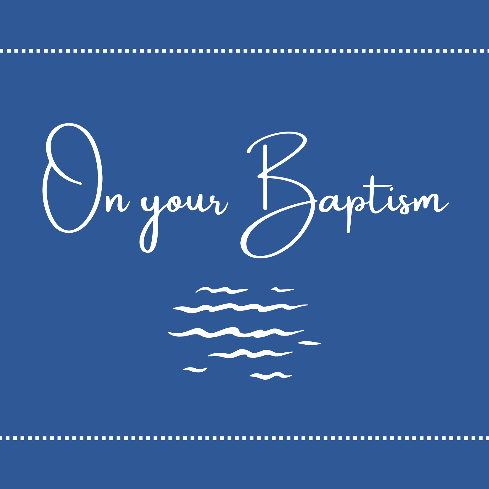 Printable Baptism Greeting Card